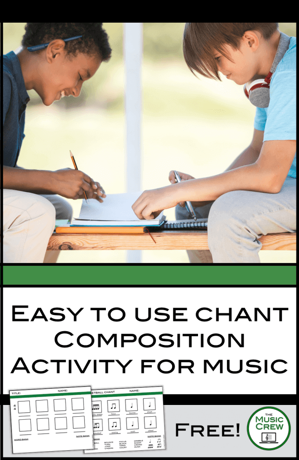 A Chant Composition Activity for Elementary Music