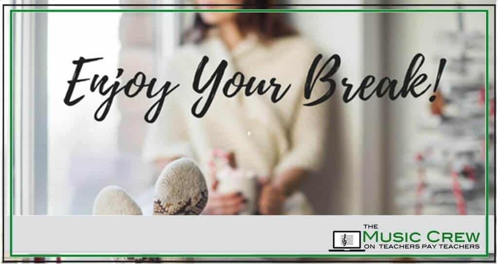 Enjoy Your Break! The health benefits of a break | The Tpt Music Crew