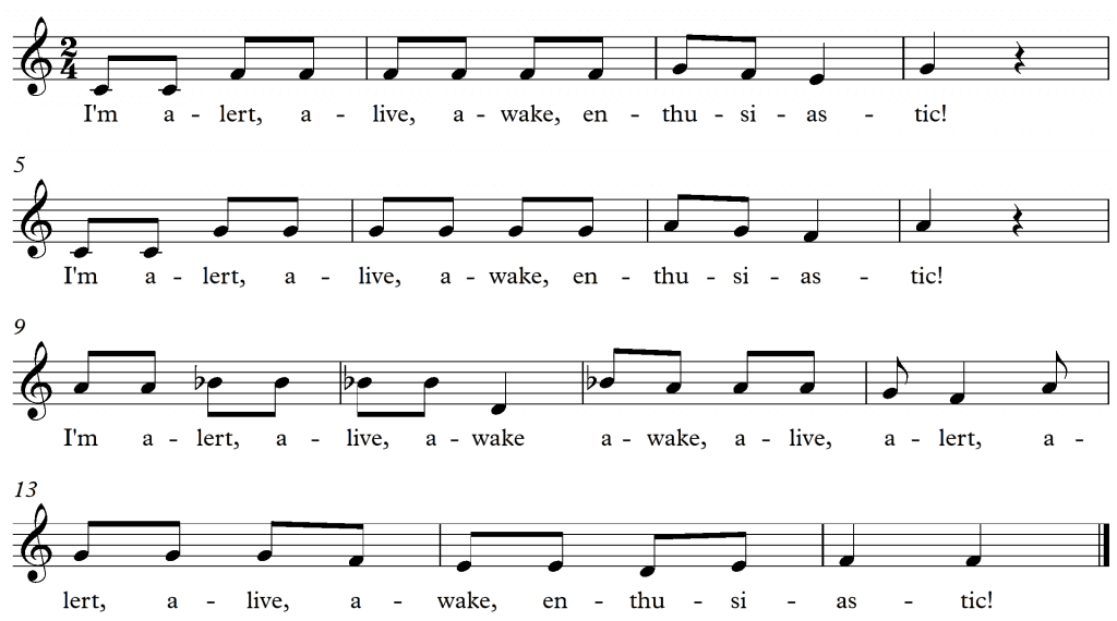 Three Fun Songs for Young Singers - The Music Crew