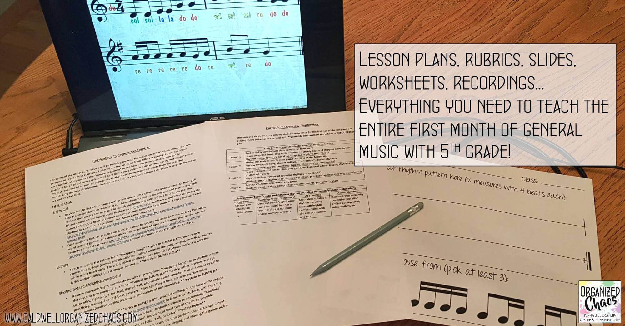 5th Grade General Music Curriculum (September) - The Music Crew