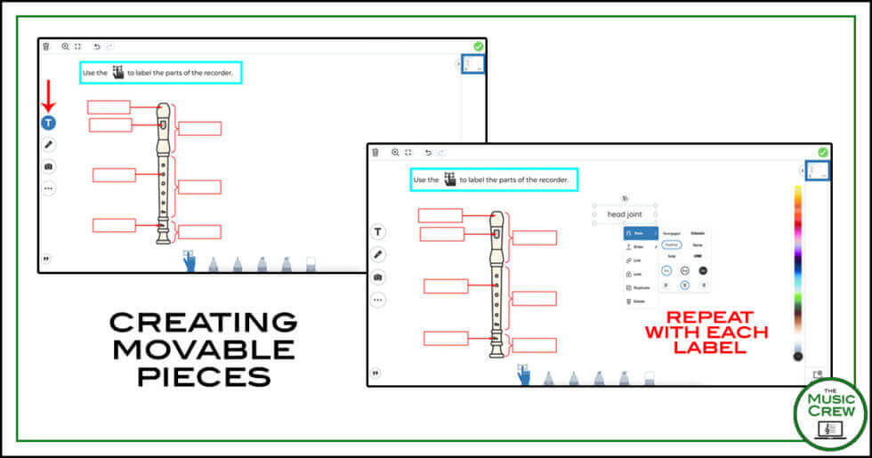 SeeSaw™ Drag and Drop Music Activities - The Music Crew