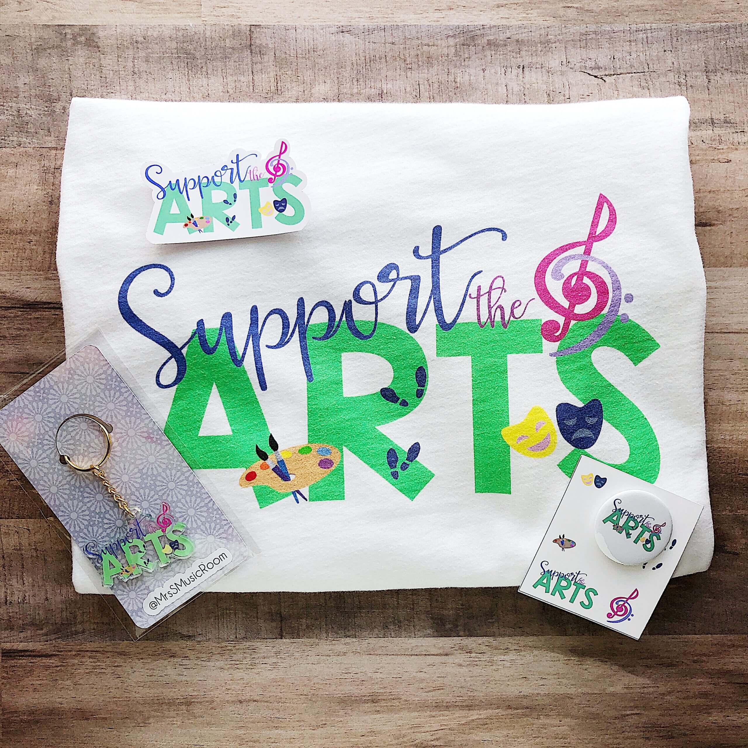 Support the Arts Swag - The Music Crew
