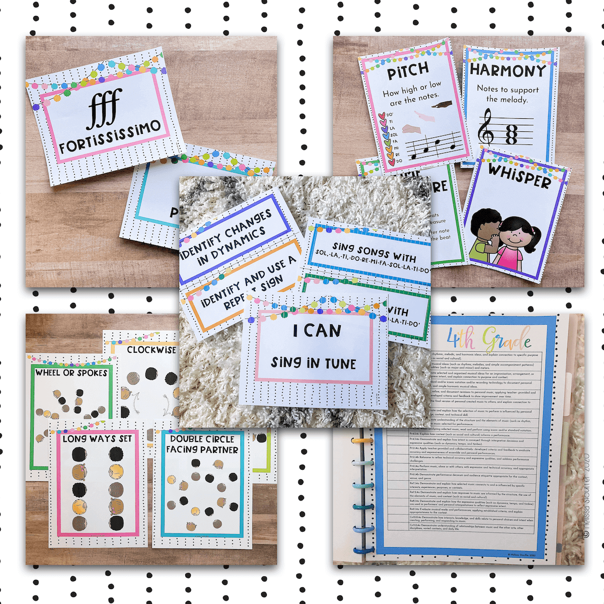 Festive Music Class Decor by Mrs. Stouffer's Music Room - The Music Crew