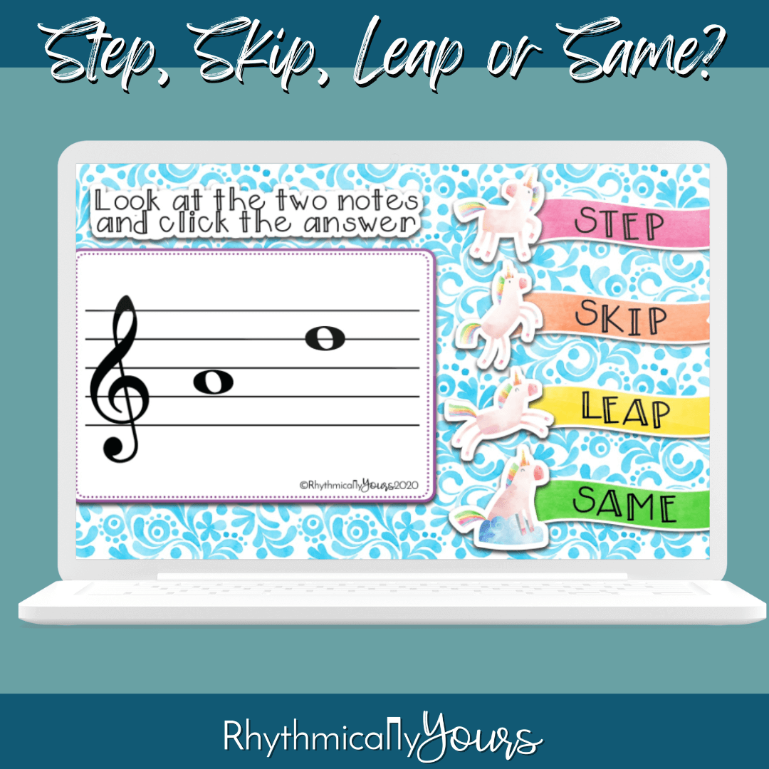Step, Skip, Leap or Same? Interactive Google Slides by Rhythmicall ...