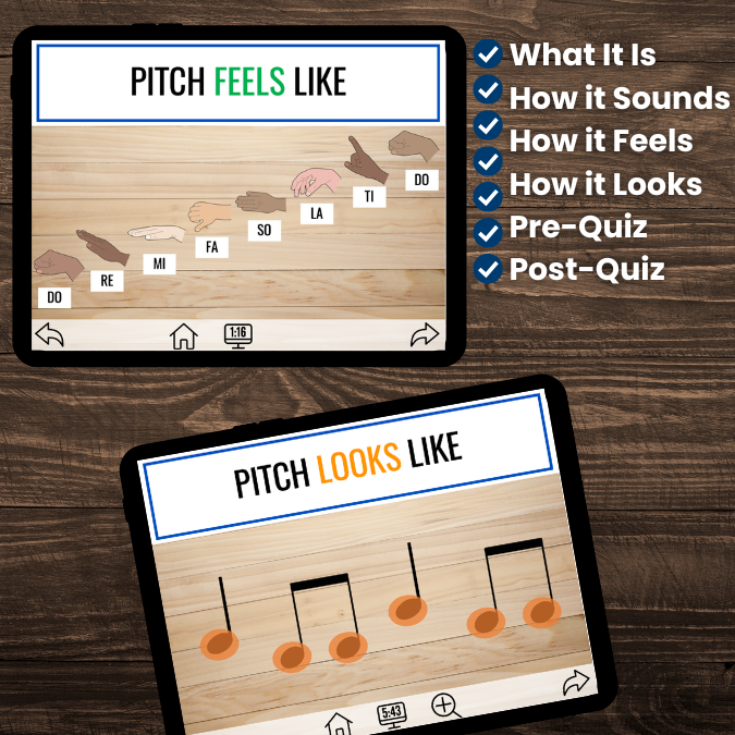 Basics of Pitch in Music by Yellow Brick Road Music - The Music Crew