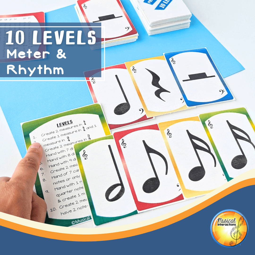 Meter & Rhythm Composing Card Game - The Music Crew