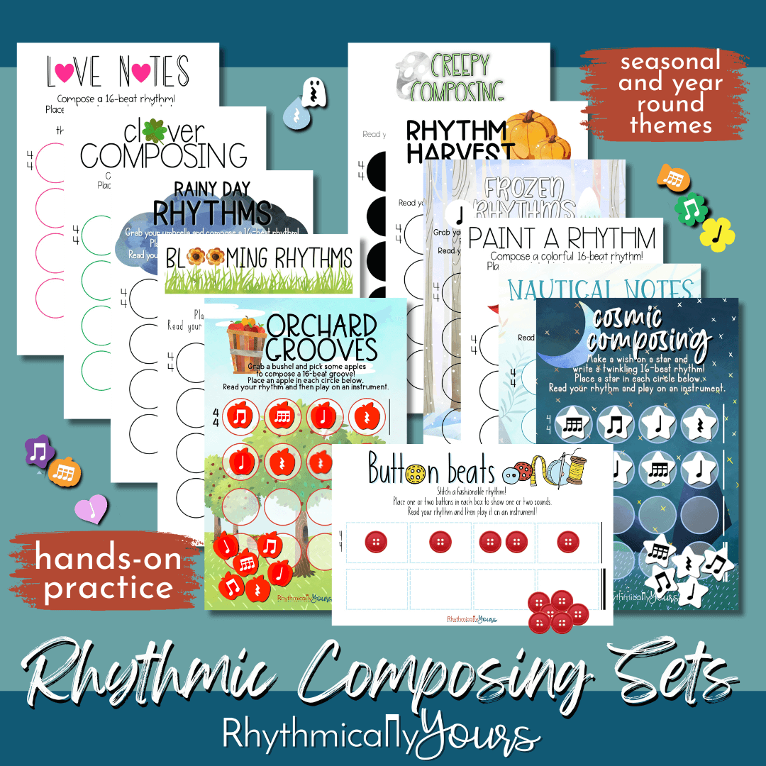 Rhythm Composing Sets by Rhythmically Yours - The Music Crew